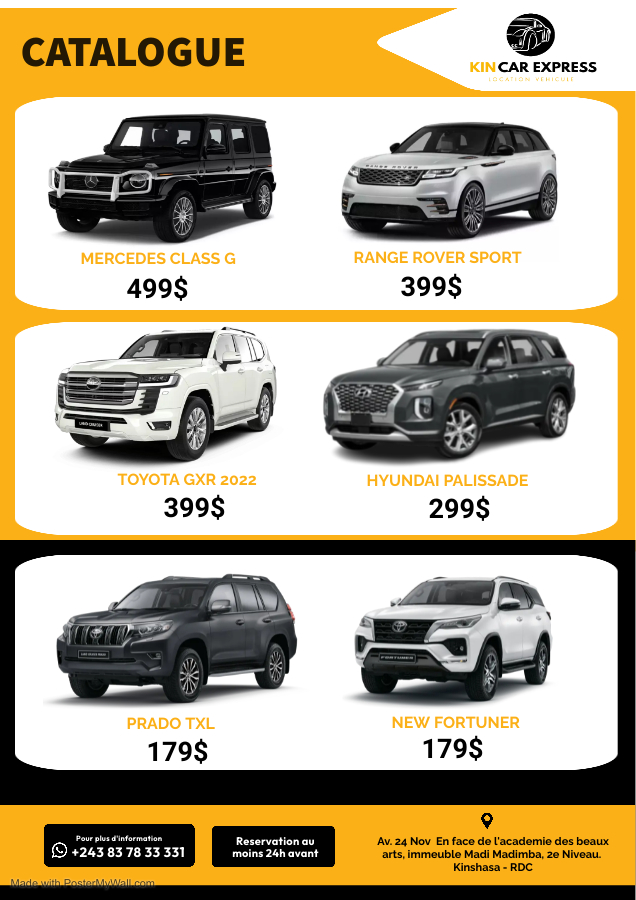 KinCar Express – Comfort, Sécurité, Flexibilité
